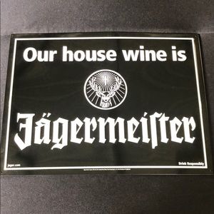 Jagermeister | Wall Decor | Jagermeister Metal Tin Sign | Poshmark